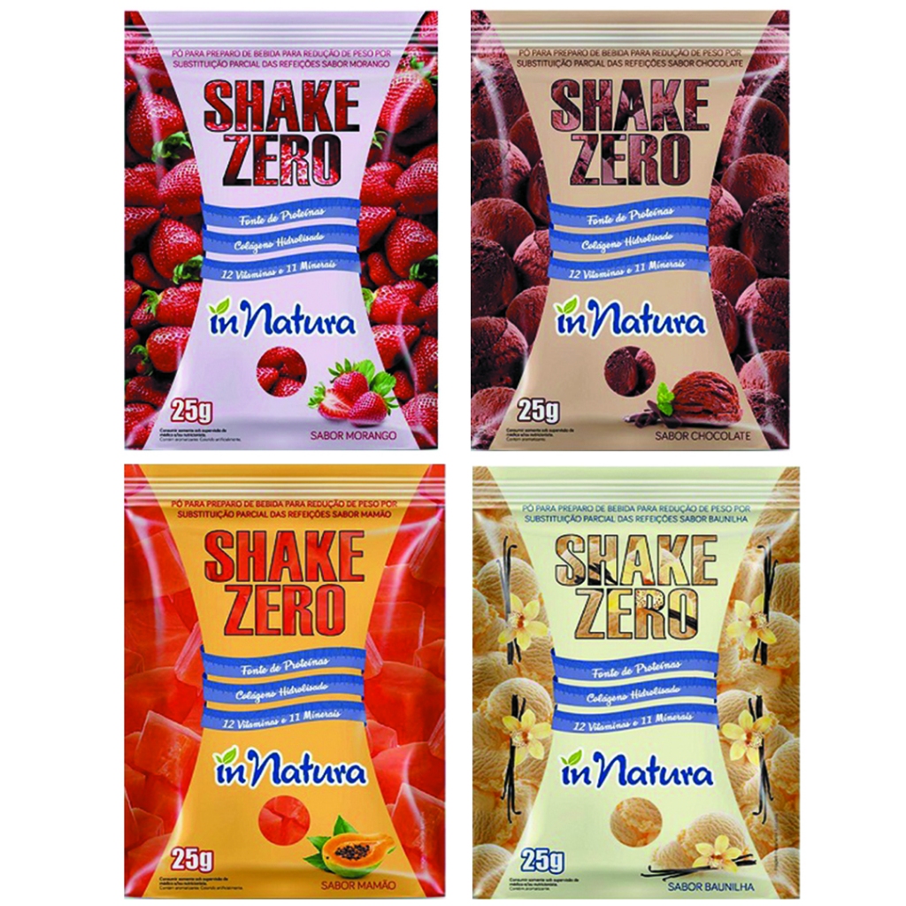 Shake Zero Lactose Zero Açucar In Natura Sachês 25g | Shopee Brasil
