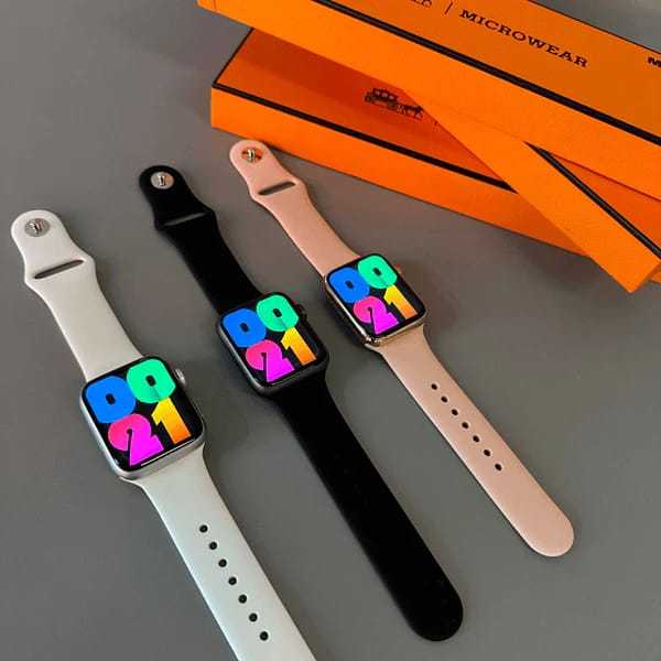 Smartwatch W59 mini Serie 9 Tela Amoled Nfc Gps microwear Lançamento ...