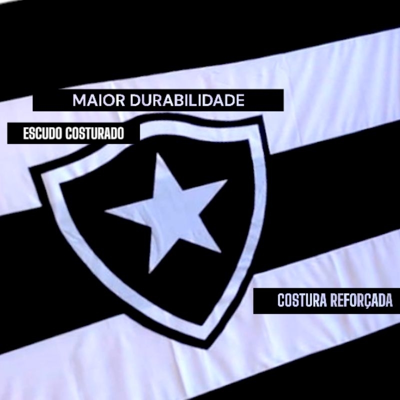 Bandeira do Botafogo Futebol Fogão Grande | Shopee Brasil