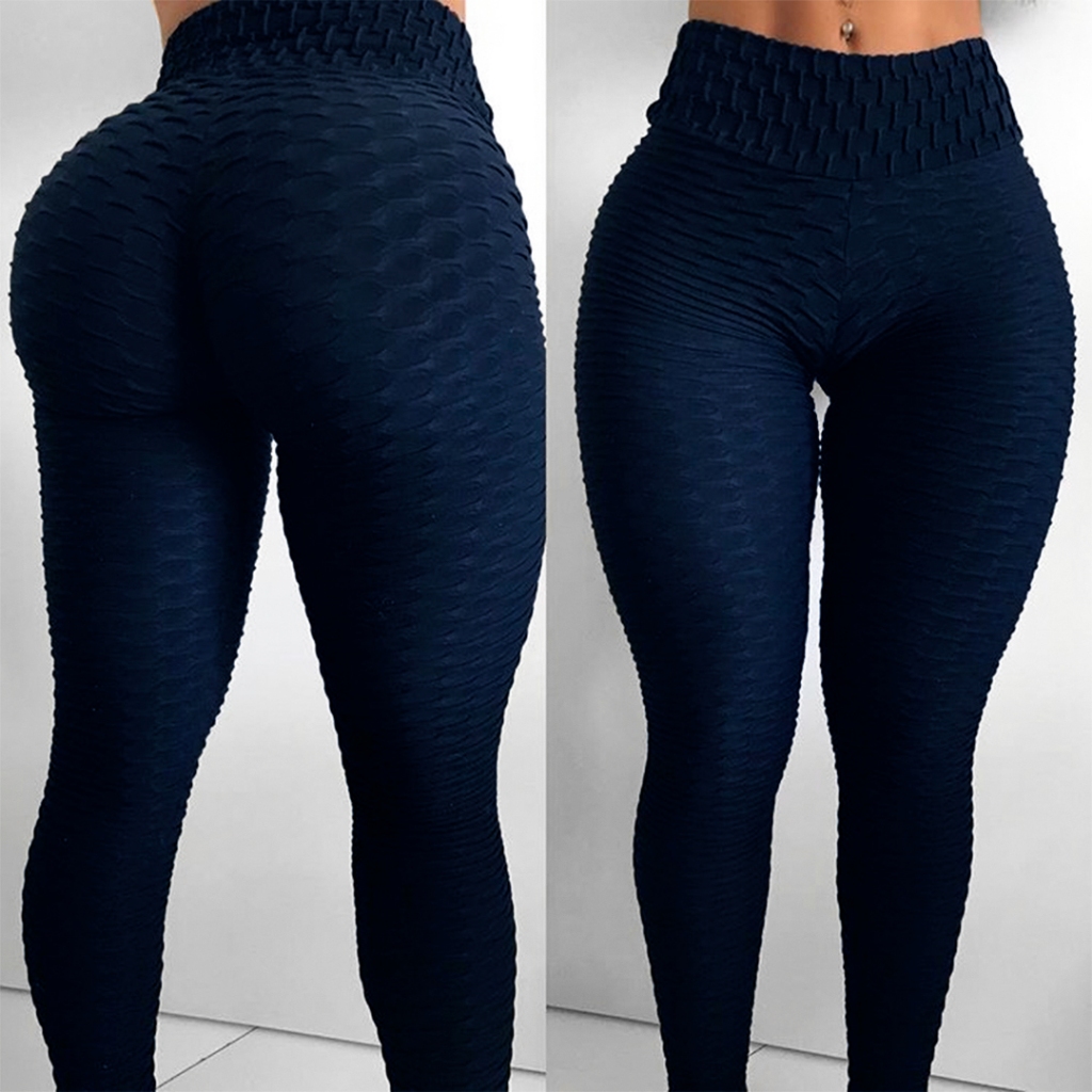 Calça Legging Bolha Suplex de Compressão com Cós Alto Empina Bumbum ...