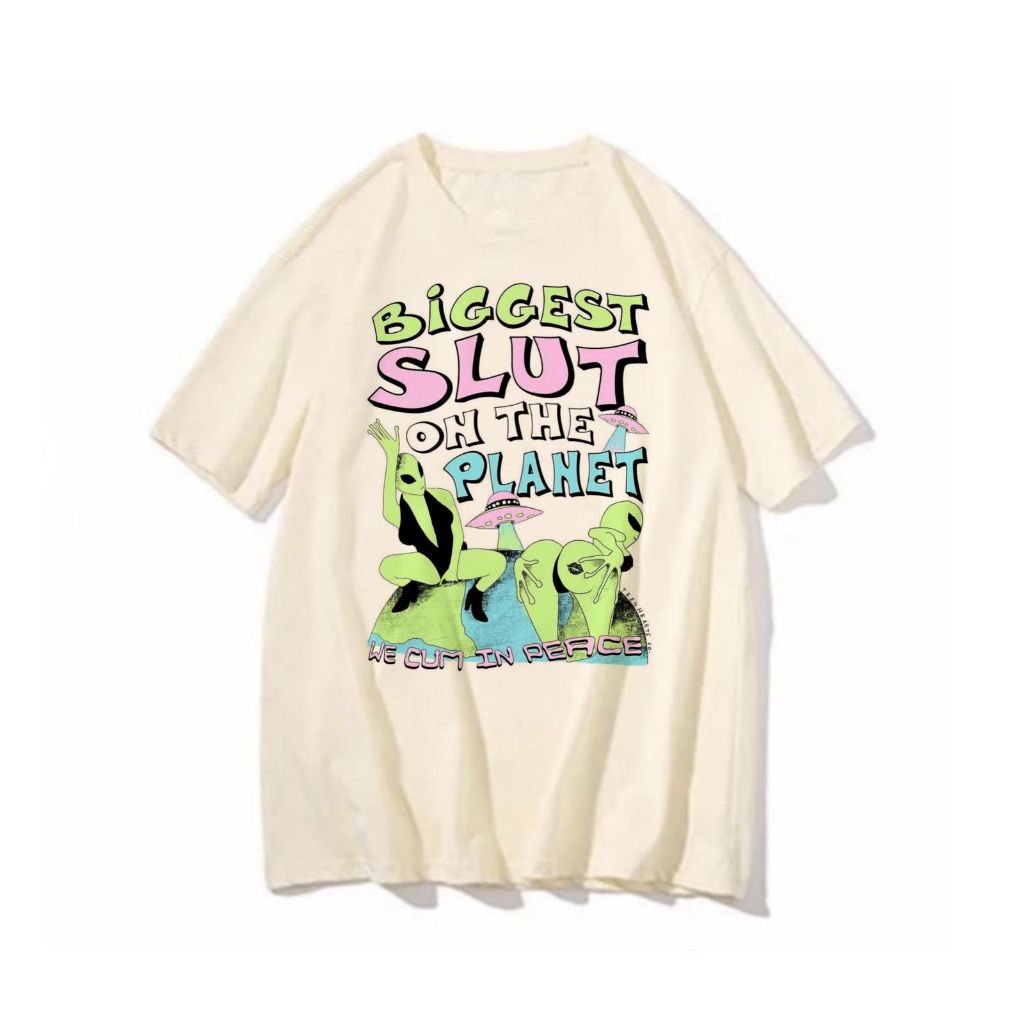 Camiseta aliens et desenho criativo blusa feminina masculina cum planet ...