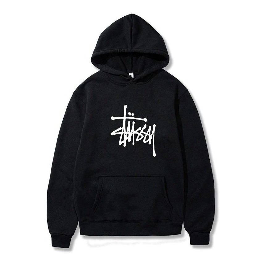 Blusa Moletom Stussy Skateboard Hip Hop Canguru | Shopee Brasil