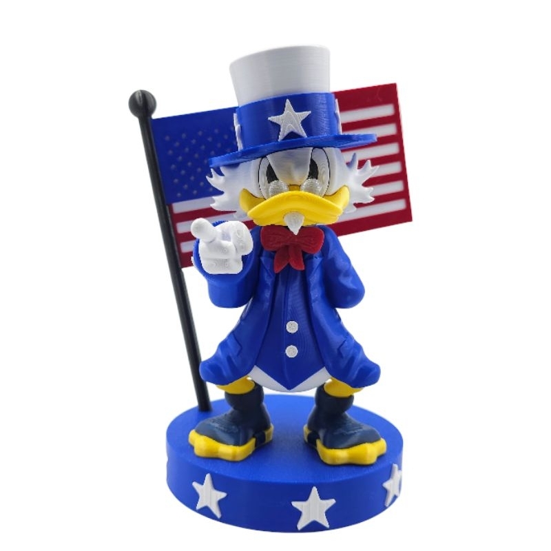 Tio Patinhas Tio Sam 20 cm: Action Figure Colecionável, Presente ...