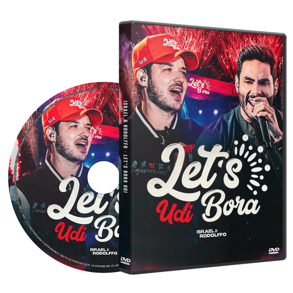 DVD Israel & Rodolffo - Let's Bora UDI (Fan-Made) | Shopee Brasil