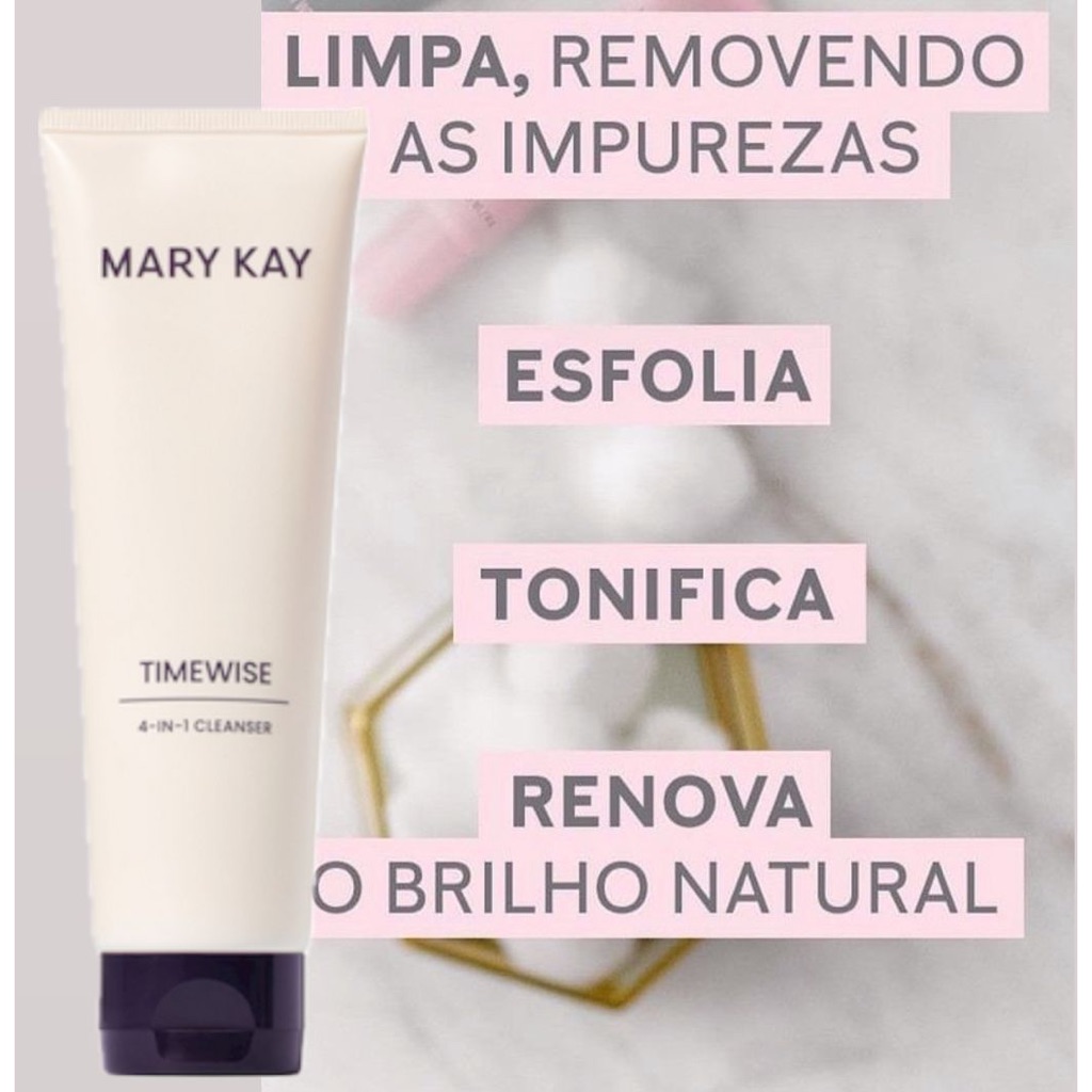 Gel de Limpeza 4 em 1 TimeWise Mary kay | Shopee Brasil