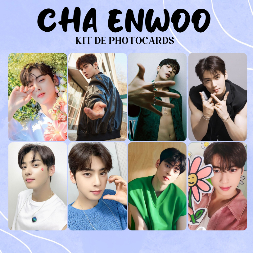 Photocards Cha Enwoo (FANMADE) | Shopee Brasil
