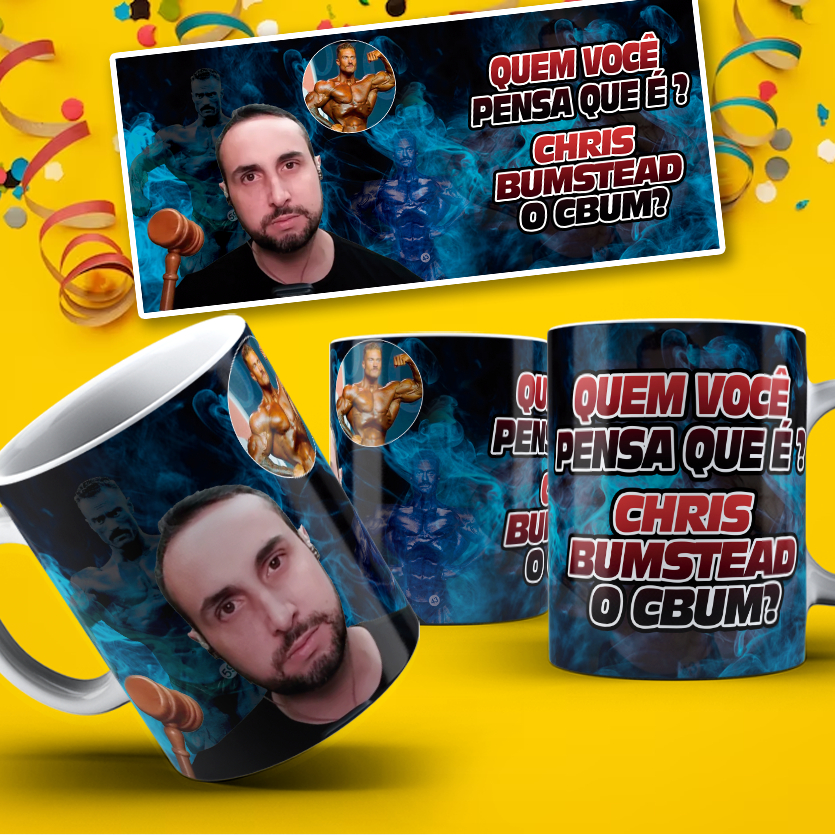 Caneca meme Cbum/Rodrigo Goes - maromba - 325ML Cerâmica | Shopee Brasil