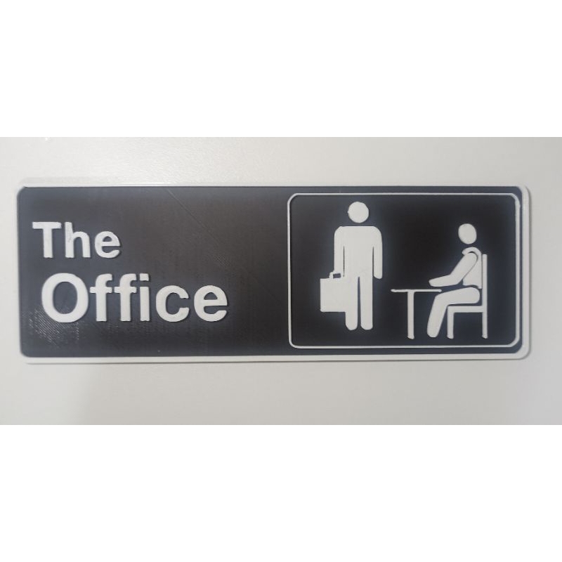 Placa Decorativa The Office (16cmx5cm) | Shopee Brasil