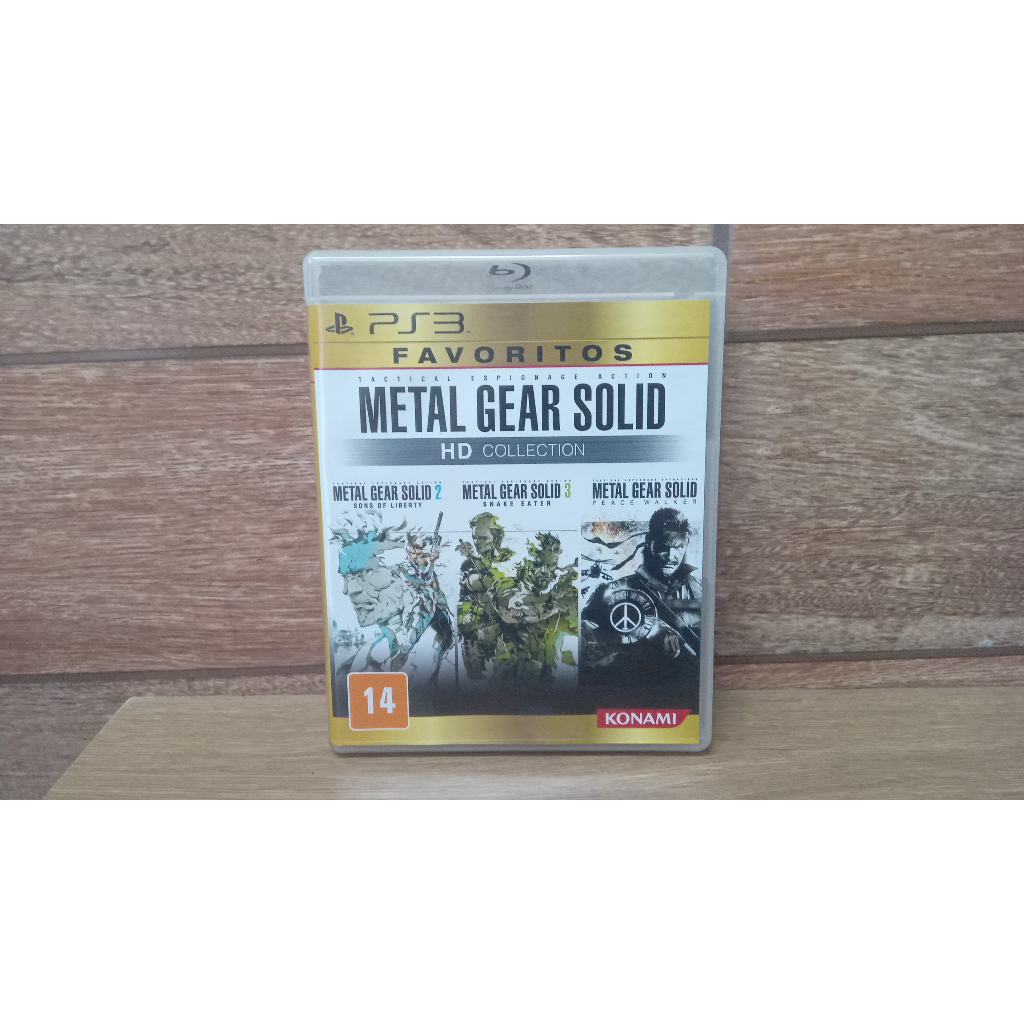 Metal Gear Solid HD Collection PS3 | Shopee Brasil