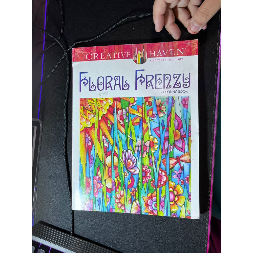 Floral Frenzy: Coloring Book | Shopee Brasil