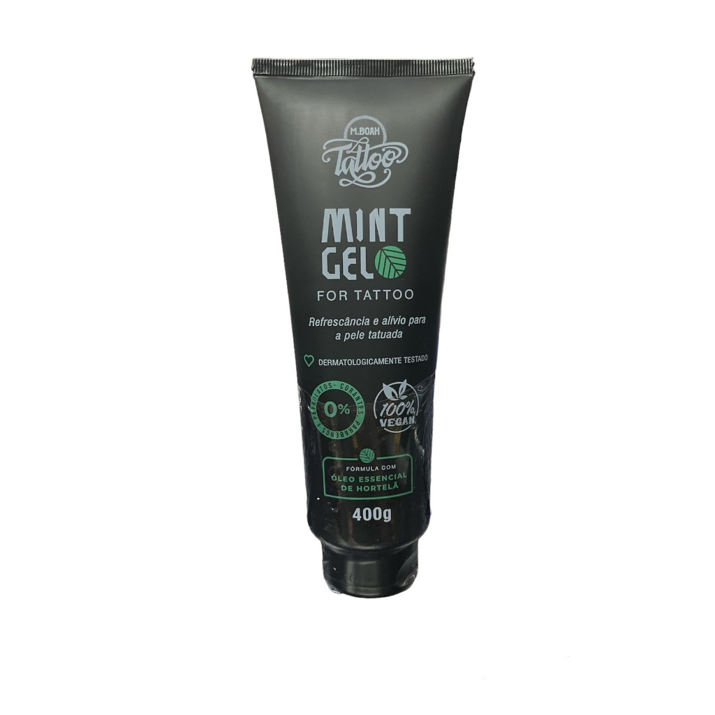 MINT GEL - Gel Emoliente e Refrescante para Tattoo | 400g | Shopee Brasil