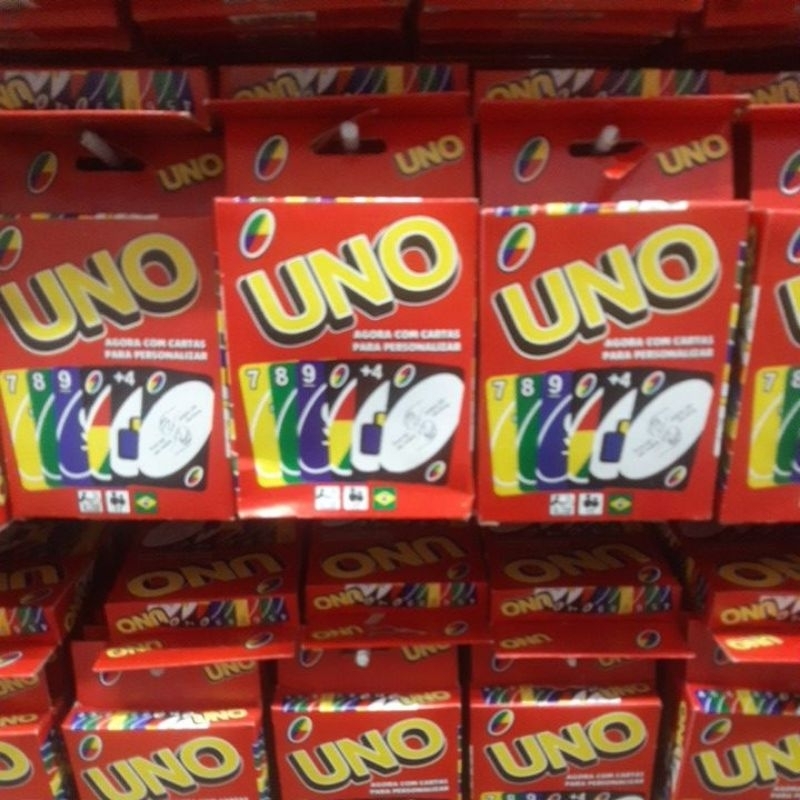jogo uno agora com cartas para personalizar | Shopee Brasil