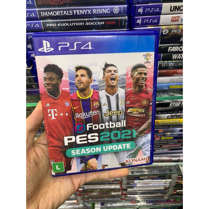 Pes 2021 season update ps4 mídia física original | Shopee Brasil