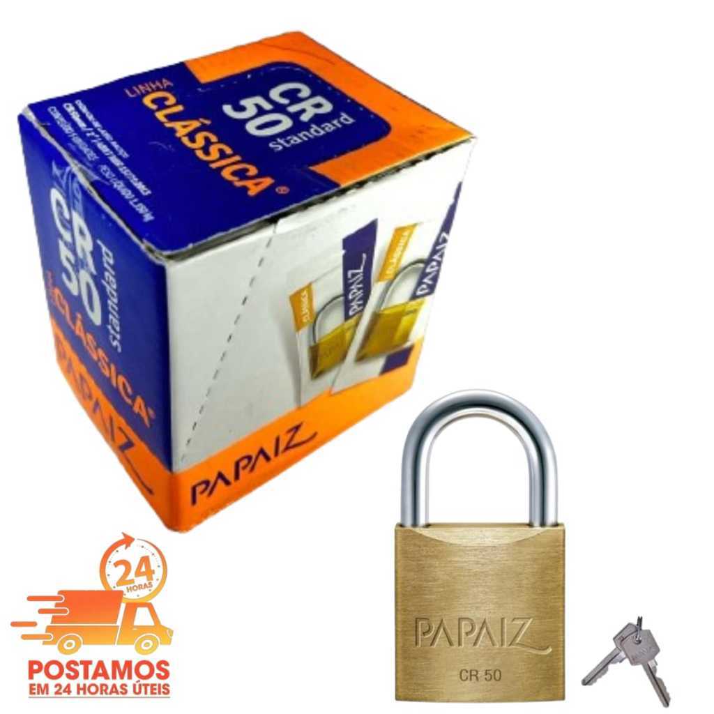 Cadeado Papaiz Original 20 25 30 35 40 45 e 50mm 60mm 70mm Linha ...
