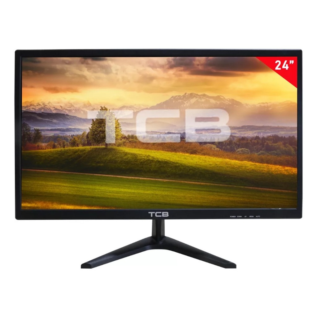 Monitor Tcb Full Hd Hdmi Vga Com Alto Falantes 24'' | Shopee Brasil