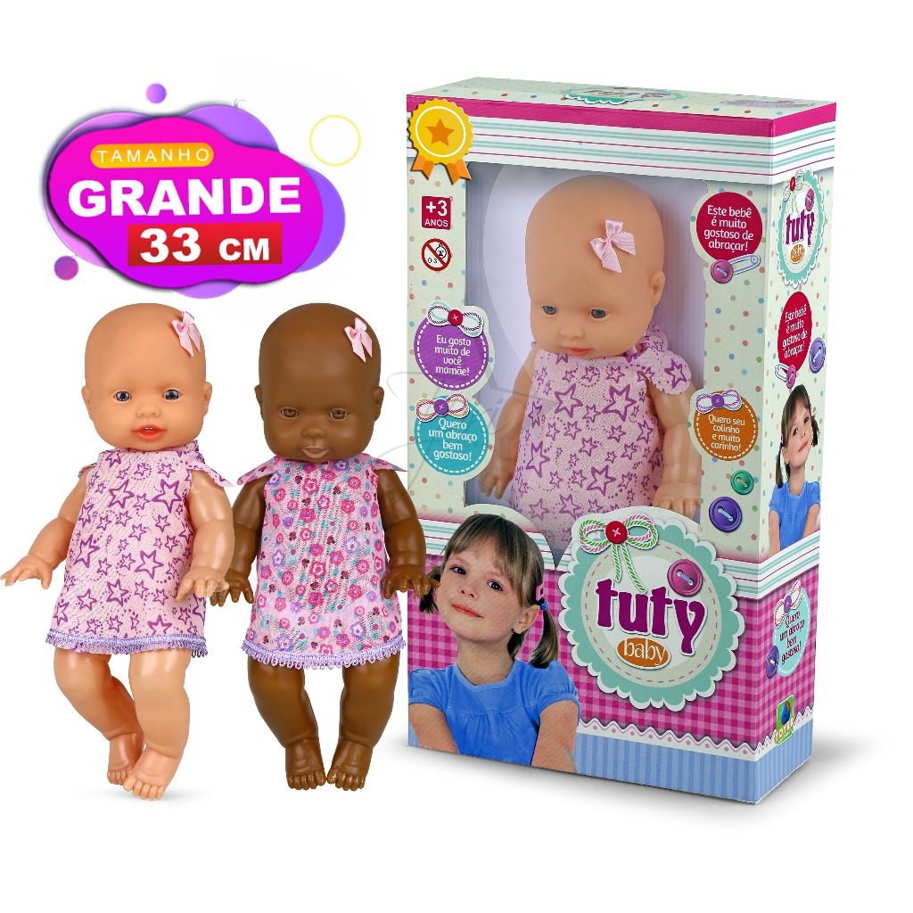 BONECA REBORN GRANDE BRINQUEDO INFANTIL ORIGINAL DE MENINA BEBÊ LITTLE ...