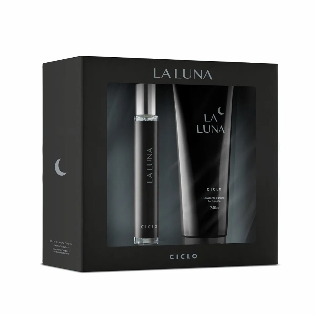 Kit Ciclo Cosméticos La Luna Deo-Colôna 30ml + Loção Hidratante 240ml ...