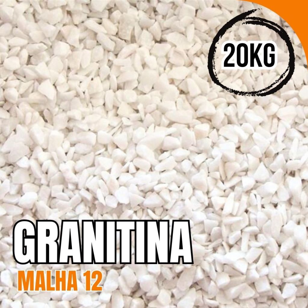 Granitina 20kg Malha 12 Para Grafiato Branca Parede Brasil Cores ...