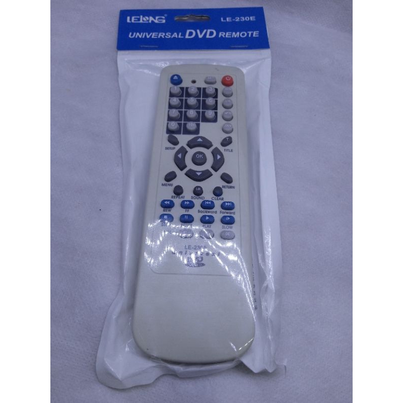 Controle Universal Pará DVD Para Várias Marcas E Modelos(Acompanha ...