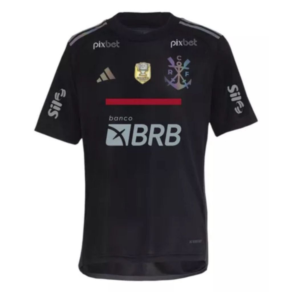 Camisa Flamengo Preto e Roxo 24/25 Away | Shopee Brasil