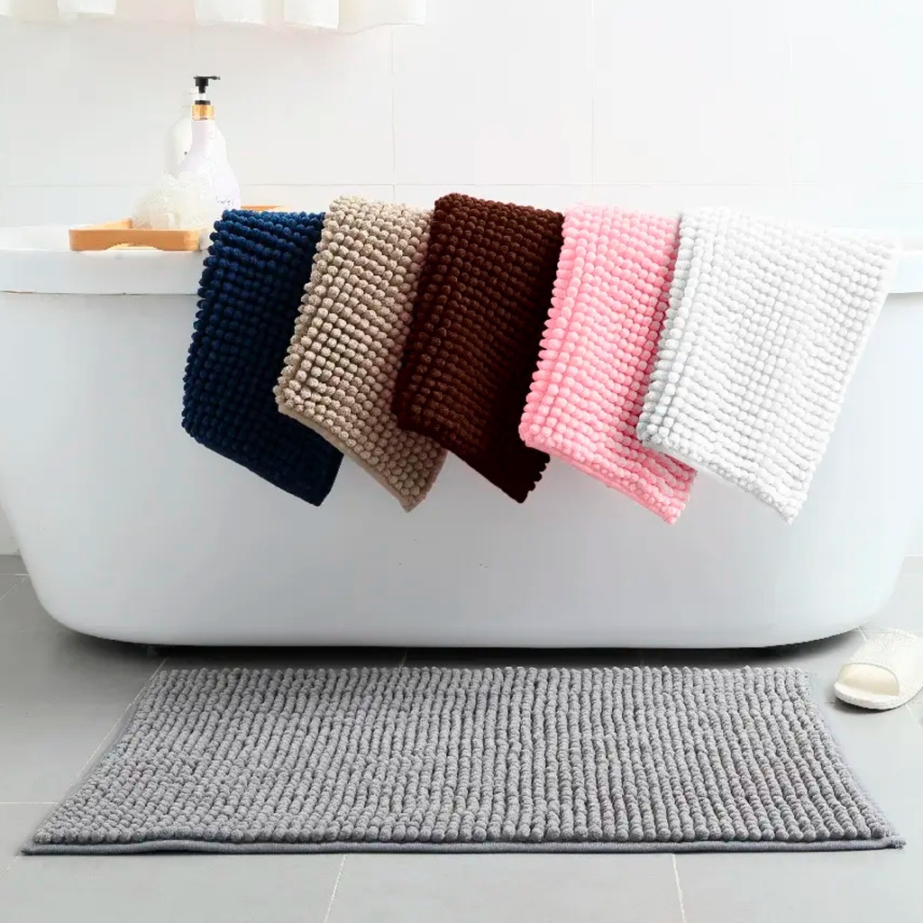 Tapete De Banheiro Emborrachado Soft Capacho Bolinha 60x40 | Shopee Brasil