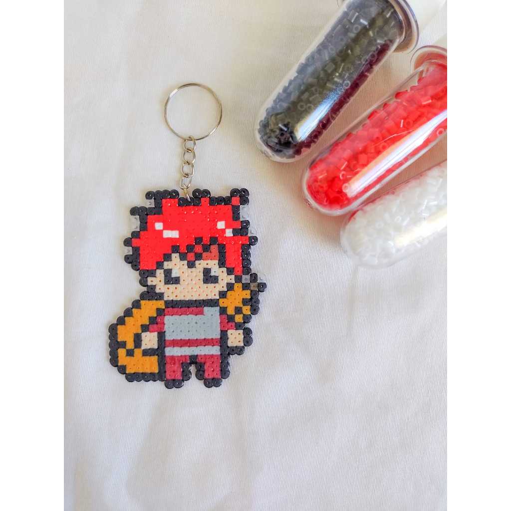 chaveiro gaara naruto pixel art | Shopee Brasil
