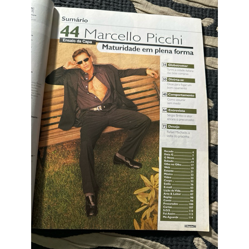 Revista G Magazine Marcello Picchi Rafael Rodrigo Pavanello | Shopee Brasil