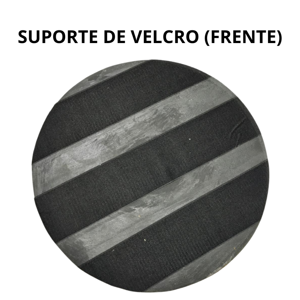 Suporte de velcro sem flange para enceradeira industrial crismar 510mm ...