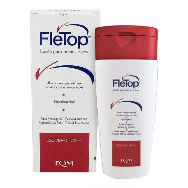 Loção para Pernas e Pés Fletop 200ml | Shopee Brasil