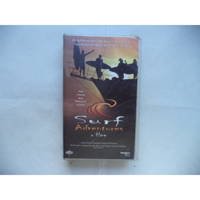 Fita Vhs Surf Adventures o filme Original Nacional | Shopee Brasil