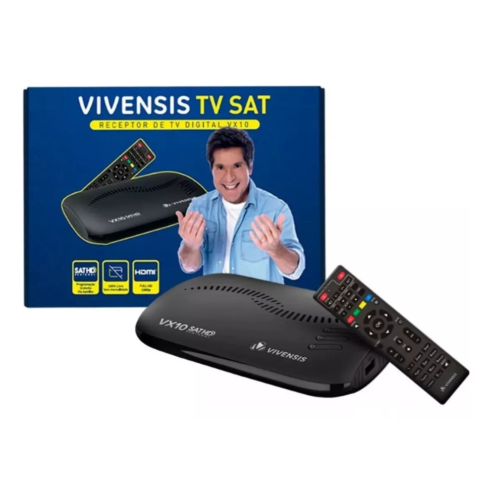 Receptor SKY LIVRE Vivensis VX10 (TVRO) - Nova Parabólica Livre ...