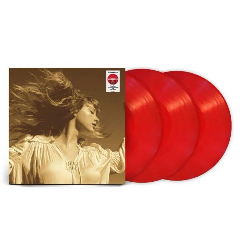 LP Taylor Swift Fearless Taylors Version Disco de vinil Triplo vermelho ...