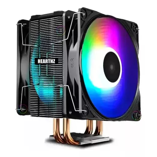 Cpu Cooler Dual Fan Led Intel X79 X99 1151 1155 Amd Am3 Am4 - Faz a Boa!