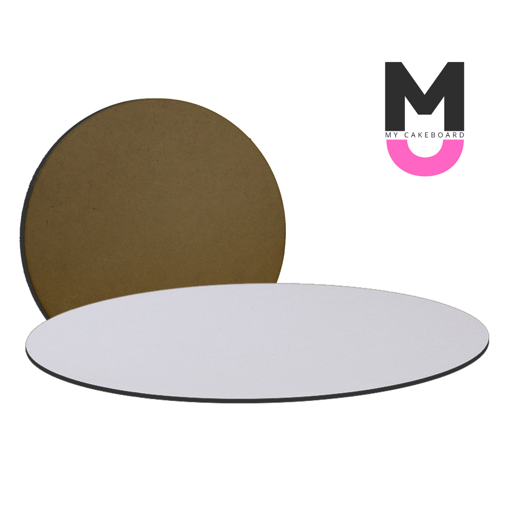 Kit 10 Cake Board 40cm Tabuleiro Bolo Em Mdf 3mm Redondo | Shopee Brasil