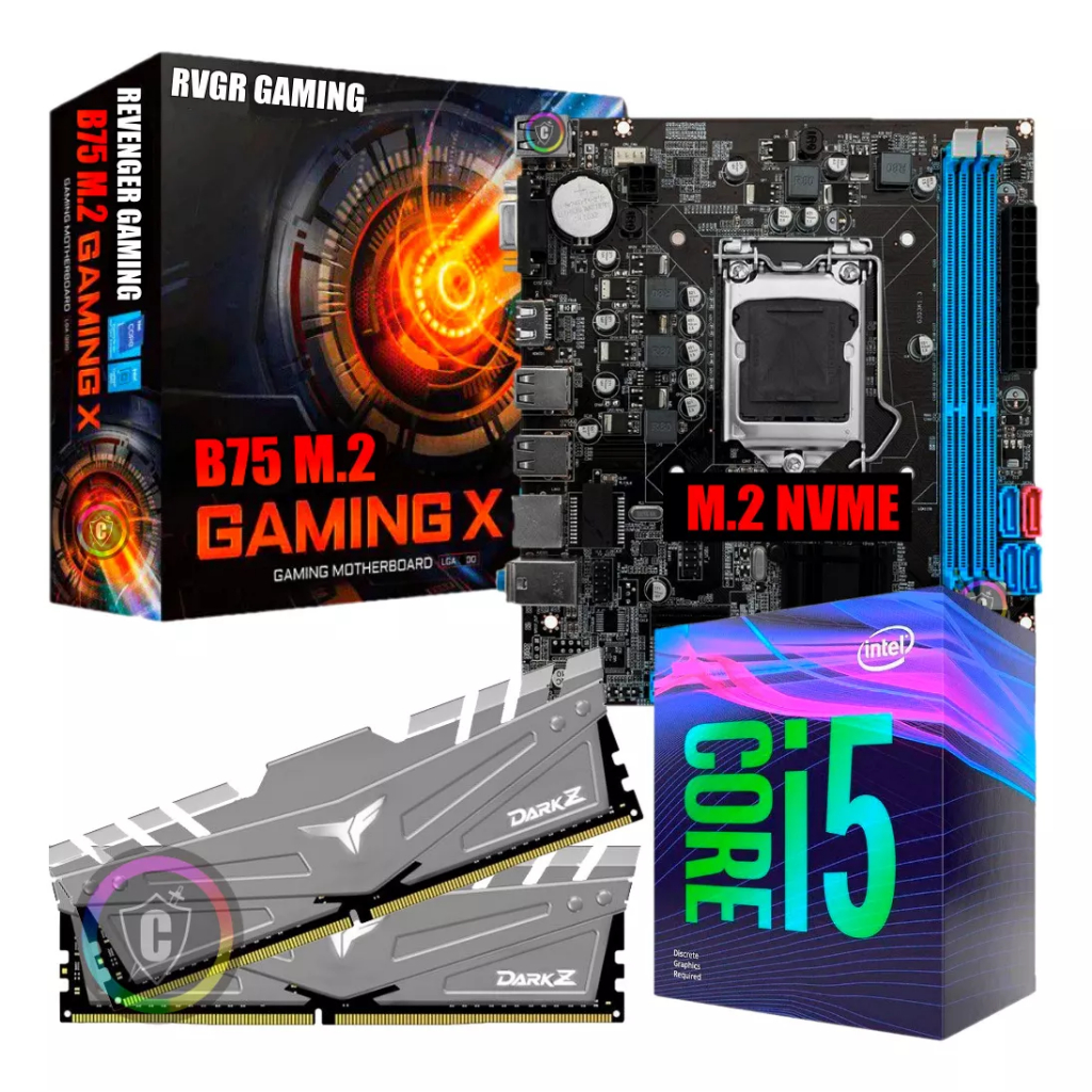 Kit Upgrade Gamer - Intel Core I5 3.7ghz + B75 + 16gb De Ram - Faz a Boa!