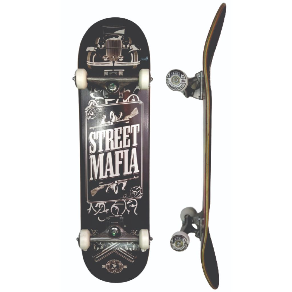 Skate Montado semi Profissional - Street Mafia | Shopee Brasil