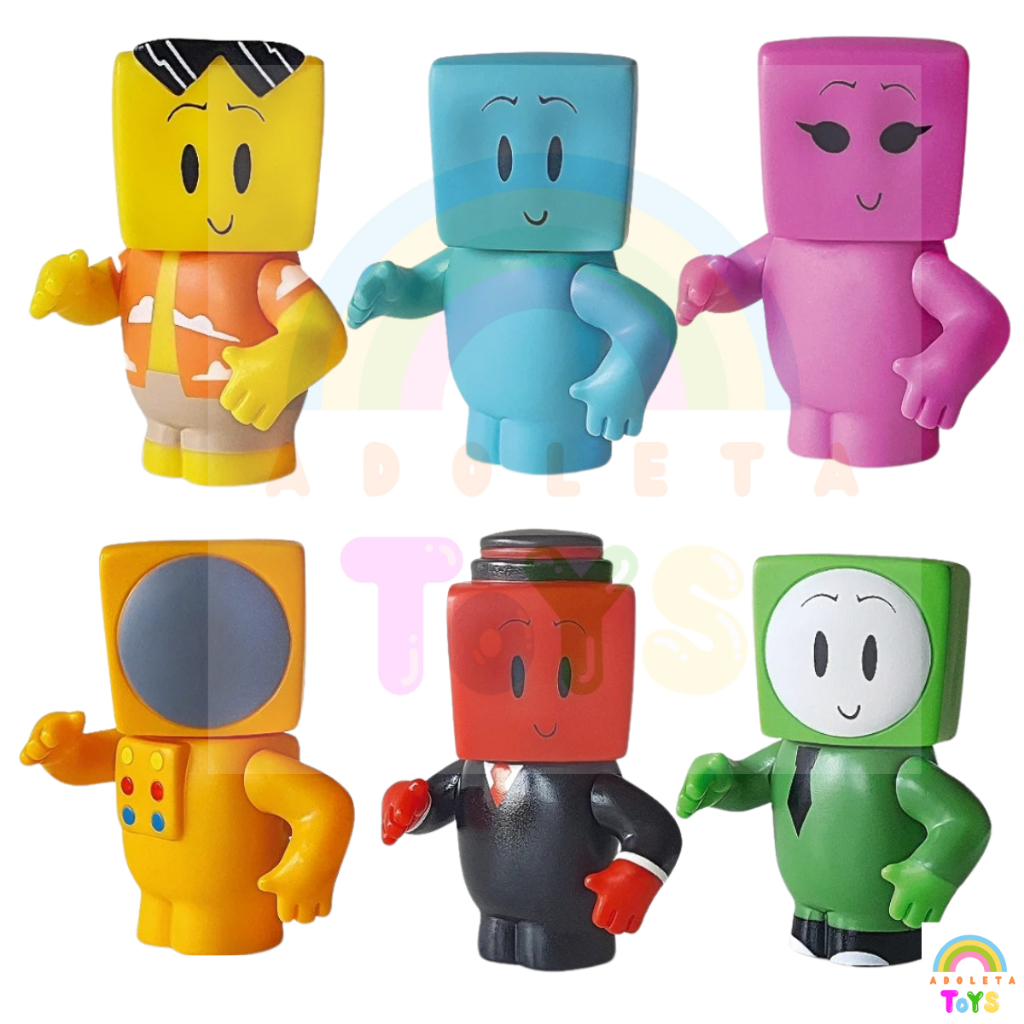 Kit Turma Do Problems Completa Vinil 12 cm Minecraft | Shopee Brasil