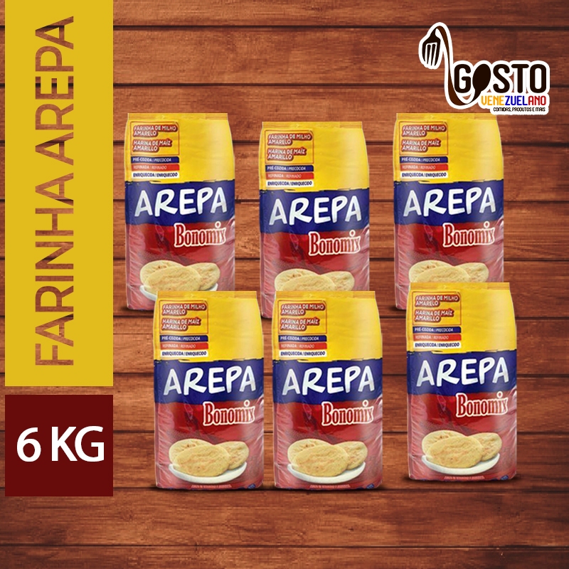 Harina Arepa 6KG - Farinha de Milho Arepa | Shopee Brasil