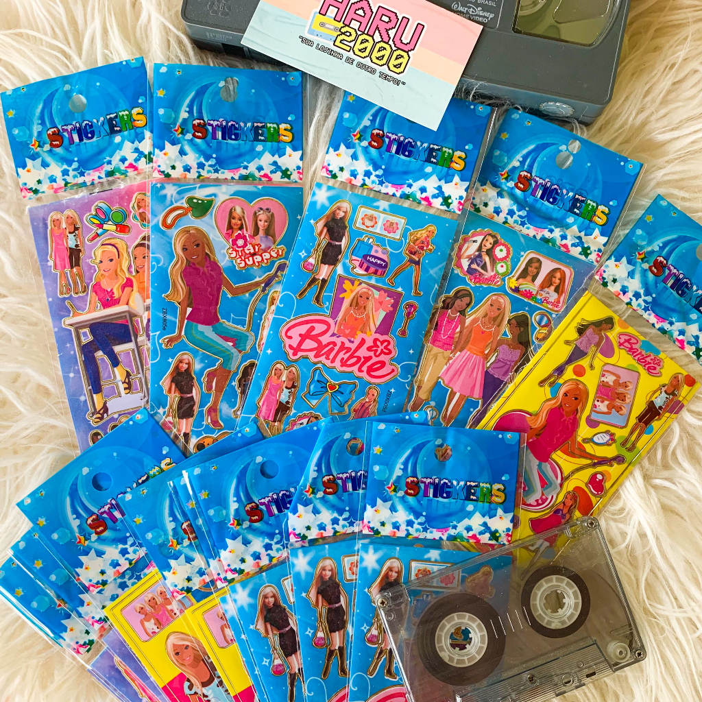 Barbie - KIT 10 Adesivos, Stickers (Antigos - Retrô) | Shopee Brasil