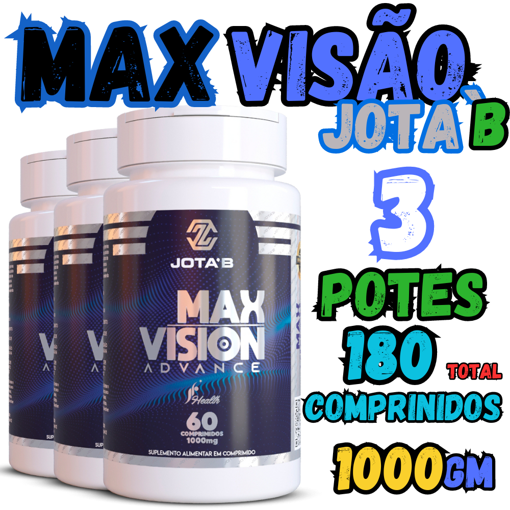 Suplemento para Vissao Max Vision Advanced - Health - 60 Comprimidos ...