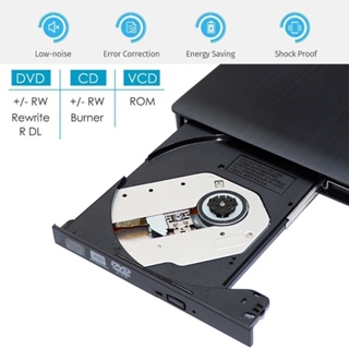 Drive Gravador Dvd Cd Externo Slim Usb 3.0 Portátil Pc Ultrabook ...