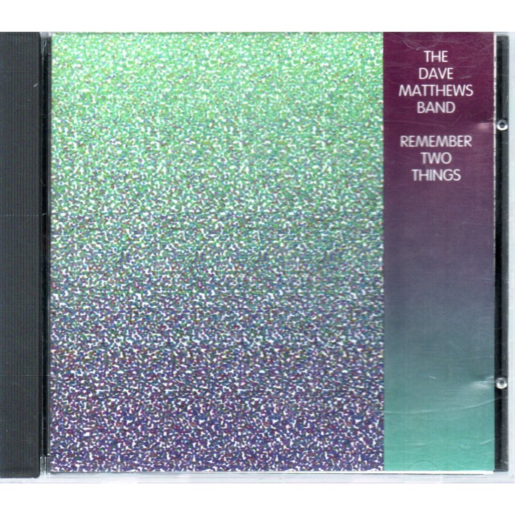 CD DAVE MATTHEWS BAND - REMEMBER TWO THINGS ( USA ) BAMA RAGS RECORDS ...