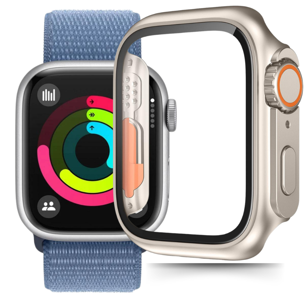 Capa Bumper Transforma Em Ultra Aparencia de Ultra Para Apple Watch ...