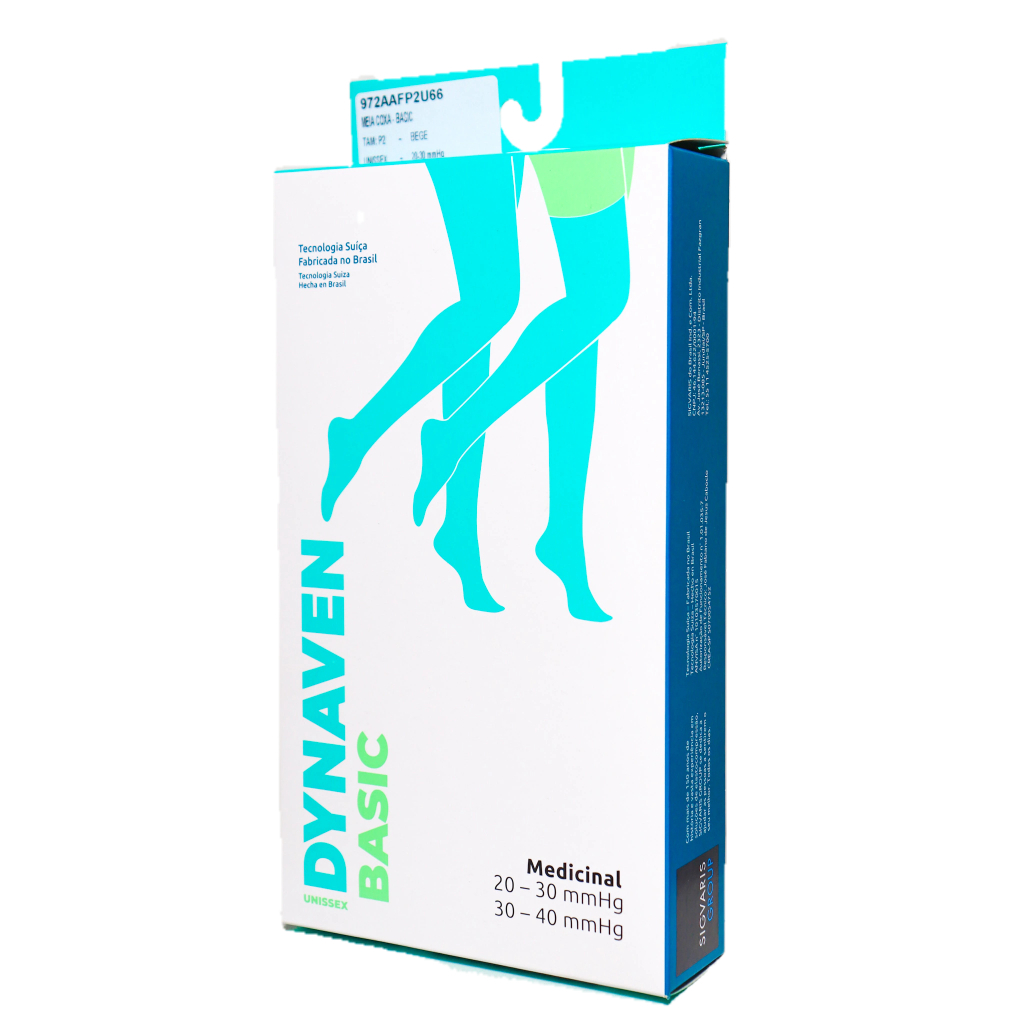 MEIA COXA DYNAVEN BASIC, PONTEIRA ABERTA COR BEGE - SIGVARIS (20-30MMHG ...