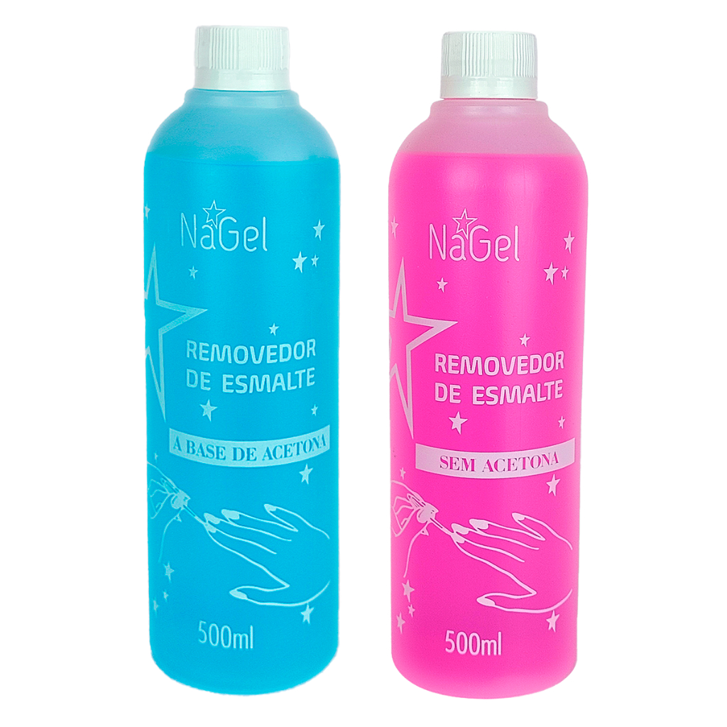 Removedor de Esmalte Com ou Sem Acetona 500ml - Nagel Cosméticos ...