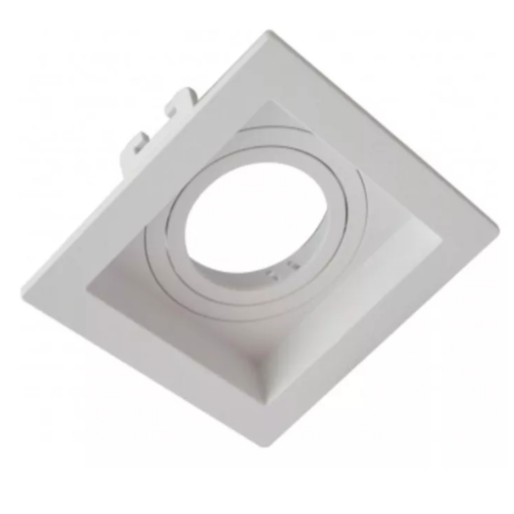 Spot Embutido Recuado PAR20 Quadrado Branco - Moon | Shopee Brasil