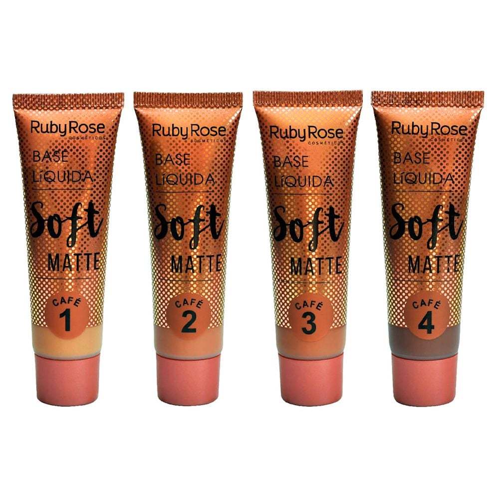 Base Liquida Soft Matte Café Ruby Rose | Shopee Brasil