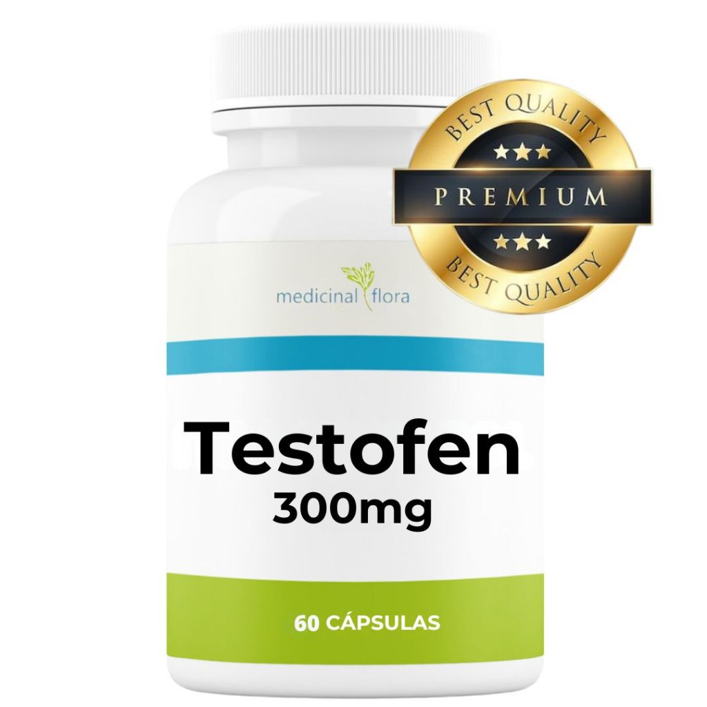 Testofen 300mg 60 Cápsulas - Com Selo de Autenticidade | Shopee Brasil