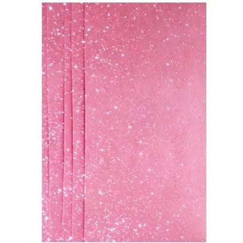 Eva com Glitter - 1 Folha Rosa Claro 18,5cm por 47cm /espessura 1,5mm ...
