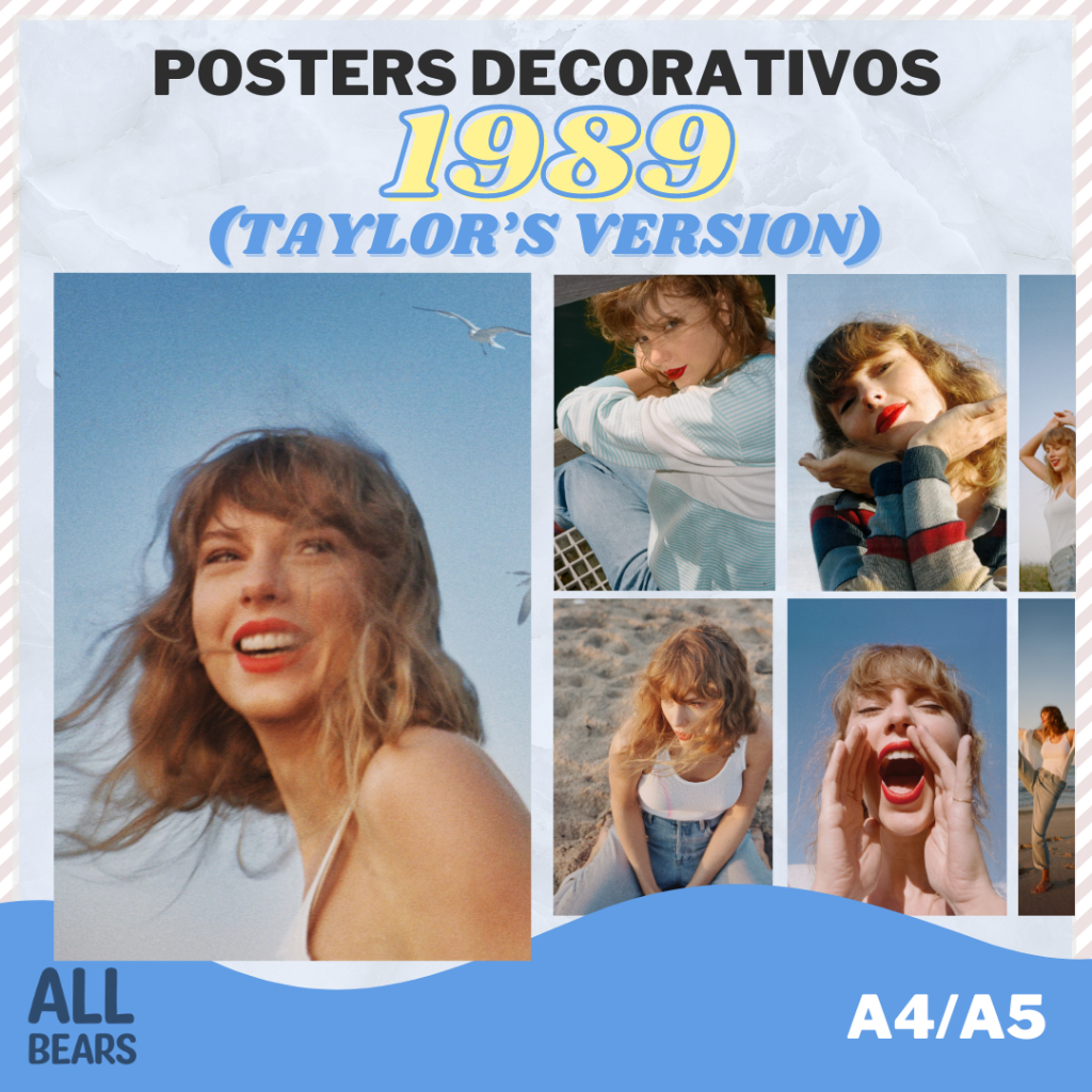 Taylor Swift 1989 - POSTERS A4 e A5 | Fanmade | Mini poster | Pôster ...
